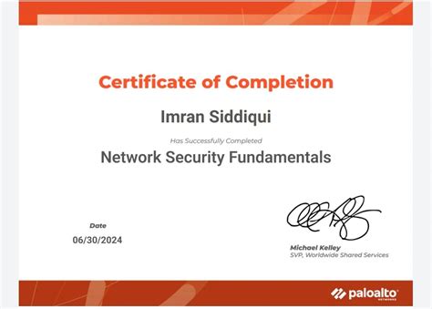 Imran Siddiqui On Linkedin Hey Everyone I Have Successfully Completed Network Security…
