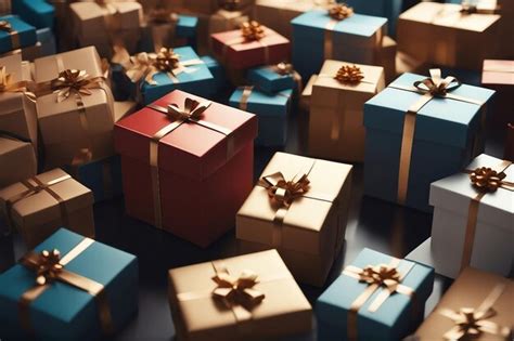 Premium Ai Image A Bunch Of T Boxes Generated By Ai