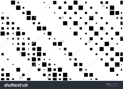 Monochromatic Abstract Square Pattern Background Vector Stock Vector Royalty Free 1223865073