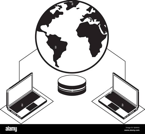 Network Server Room Routers Stock Vector Images Alamy