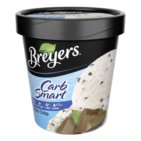 Breyers Carb Smart Frozen Dairy Dessert Mint Chip Smartlabel™