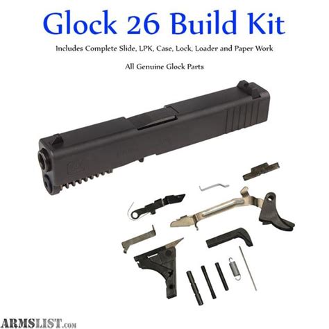 For Sale Glock 26 Gen 3 Build Kit For Polymer 80 Near Huntington