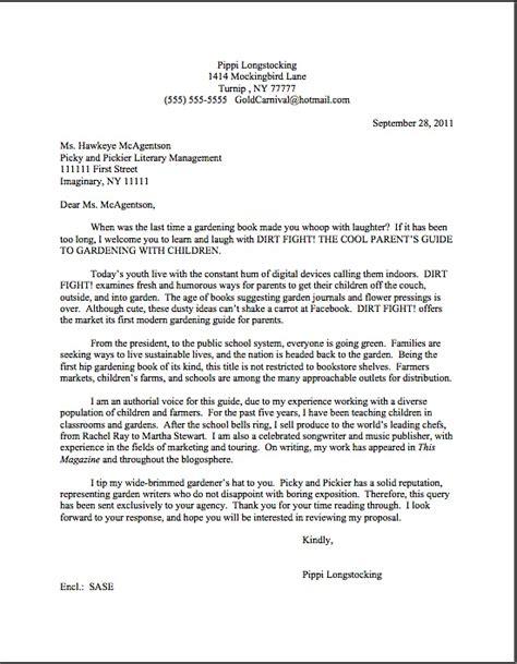 Query Letter Example