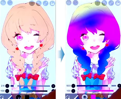 メイキングデジタルで髪の塗り方講座アイビスペイント イラストマンガ描き方ナビ ペイント イラスト 塗り方 イラスト