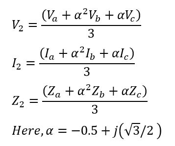 Symmetrical Components In Power System Positive Negative Zero Sequence