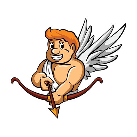 Cupid Arrow Mascot Illustration Vector Art At Vecteezy