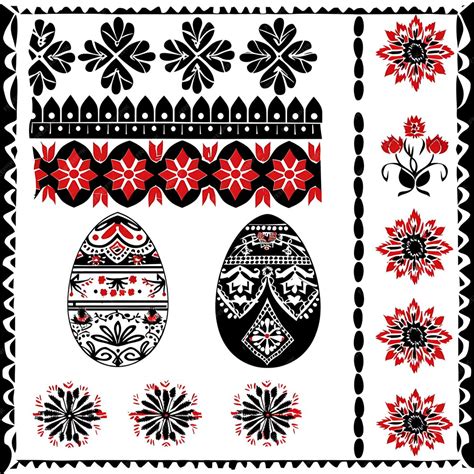 Premium Photo Ukrainian Pysanky With Intricate Folk Patterns