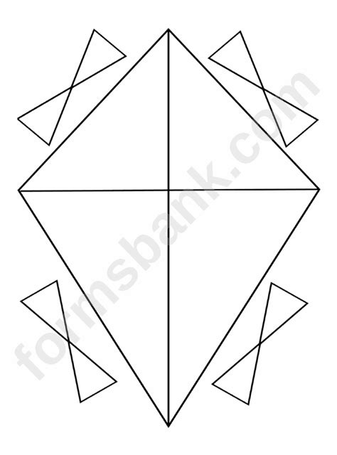 Kite Template Printable Free Templates Printable