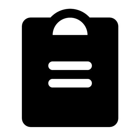 clipboard text fill vector svg icon svg repo