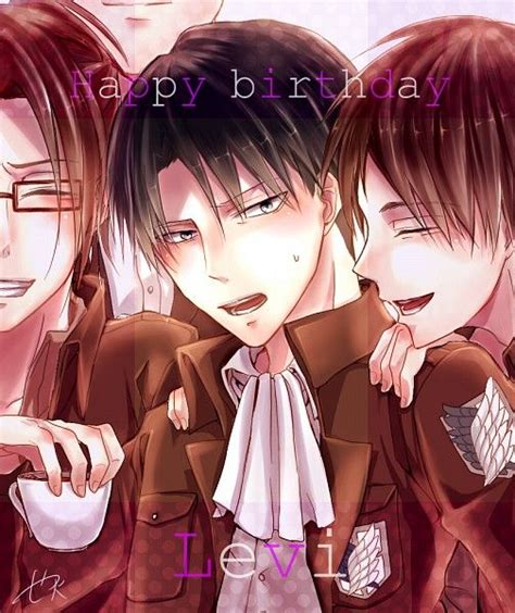 Levi Shingeki No Kyojin Text Happy Birthday Page 3 Attack On