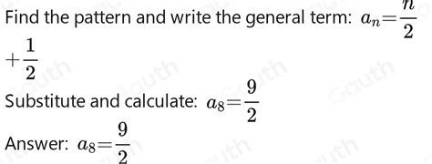 Solved Find The 8th Term In The Arithmetic Sequence 1 64 2 104 3