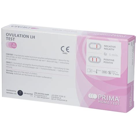Prima Ovulation Lh Test 5 St Shop Apotheke