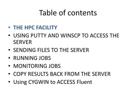 Ppt Using Fluent For Hpc Powerpoint Presentation Free Download Id