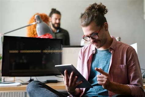 Software Coding And Business Woman On Tablet Thinking Of Data Analytics Digital Technology