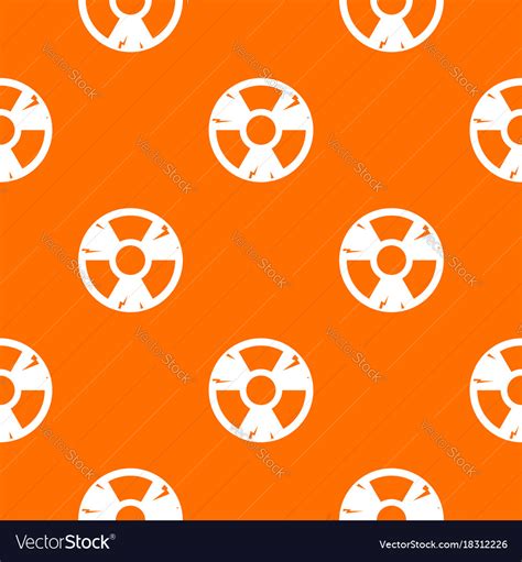 Radiation Sign Pattern Seamless Royalty Free Vector Image