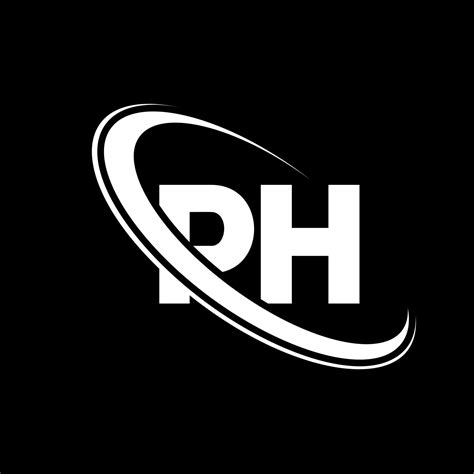 Ph Logo P H Design White Ph Letter Ph Letter Logo Design Initial