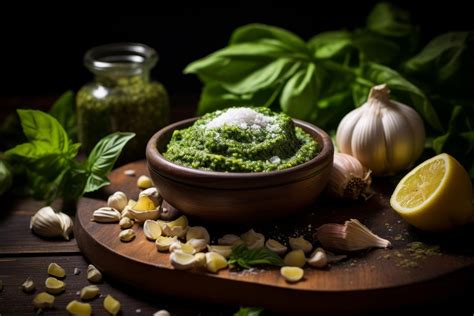 Premium Photo Pesto Dinner Recipe Food Photography