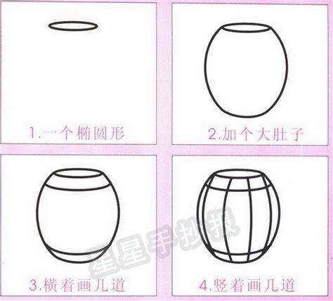 木桶简笔画