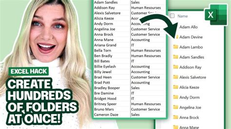 Create Hundreds Of Employee Folders In Seconds With This Excel Hack