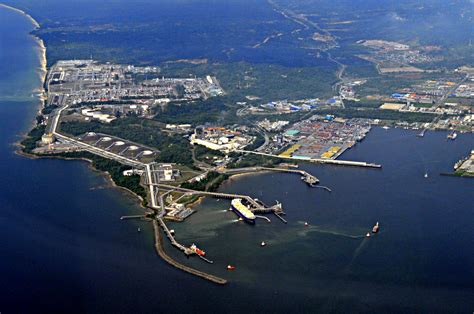 Malaysia Photo Travel Aerial View Of Mlng And Bintulu Port