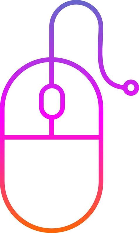 Computer Mouse Line Gradient Icon 39169786 Vector Art At Vecteezy