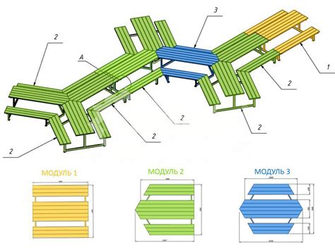 Стол модульный - купить в Москве по выгодной цене от производителя