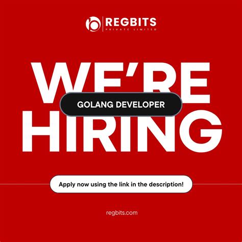 Regbits Private Limited On Linkedin Hiringnow Regbits Golang