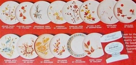 Melmac Patterns From 1962 Dinnerware Vintage Dinnerware Vintage