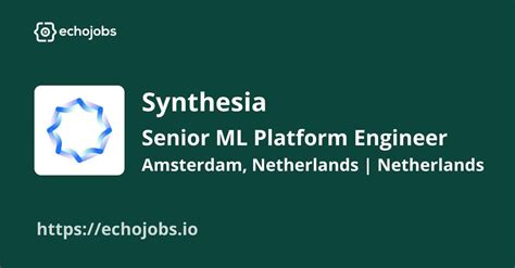 Synthesia Is Hiring Senior Ml Platform Engineer Dataops Amsterdam