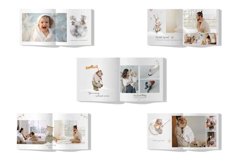 آلبوم دیجیتال کودک لایه باز فتوشاپ کودک با تم حیوانات کد 24303