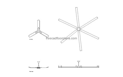 Industrial Ceiling Fan Free Cad Drawings Industrial Ceiling Fan Free Cad Drawings