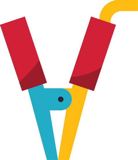 Battery Cable Fix Power Flat Icon 14056311 Vector Art At Vecteezy