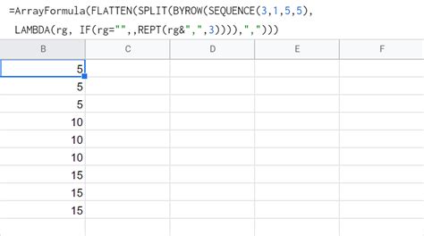 How To Create A Sequence Of Numbers With Repeat And Increment At