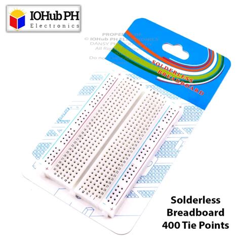 Solderless Breadboard 400 Points Bread Board For Electronic Prototyping Learning Half Size Mb102