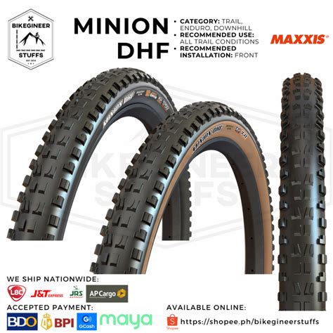 Maxxis Minion Dhf 27529 Tireprice Is Per Piece Shopee Philippines