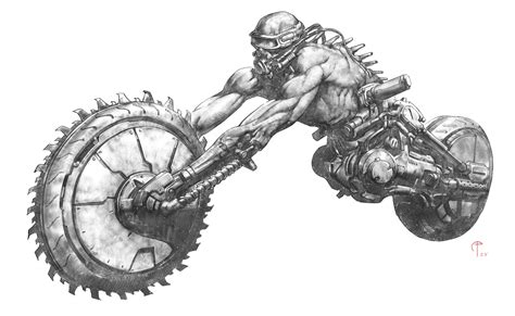 Artstation Wheel Raider Alex Palma Monster Concept Art Concept