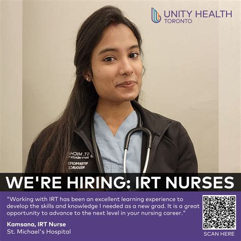unity health toronto on linkedin hiring nurses