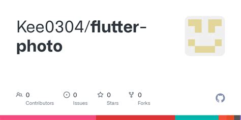 GitHub Kee Flutter Photo
