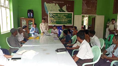 ပေါင်မြို့နယ်၌ နိုင်ငံ့စီးပွားရန်ပုံငွေဖြင့် ဆောင်ရွက်မည့်ဆီထွက်သီးနှံ မြေပဲ၊ နေကြာ စီမံကိန