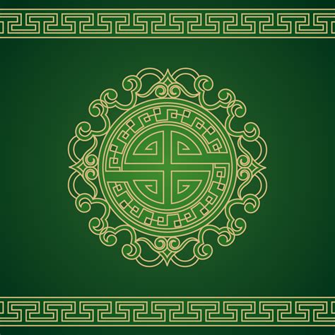 Chinese Traditional Decorative Pattern Vector Background Material Illustrations Vectors Ai Esp