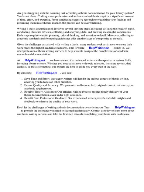 Sample Thesis Documentation For Library System Pdf Libraries Thesis