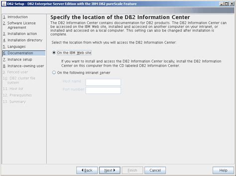 installing the db2 purescale feature using the db2 setup wizard
