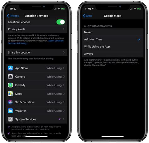 how to restrict an app s location access in ios 13 macrumors