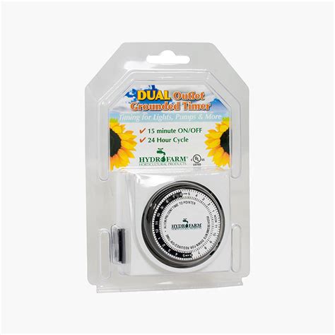 Analog Timer With Dual Outlet