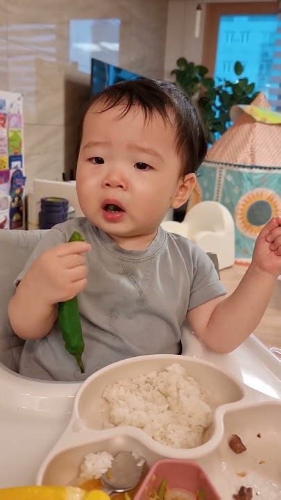 오이고추 맛에 빠진 14개월아기 육아브이로그 유아식 아기먹방 Youtube