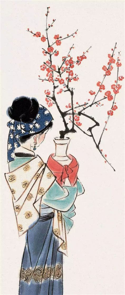 除夕国画 灯笼画 过年画 大山谷图库