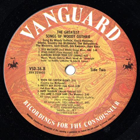 The Greatest Songs Of Woody Guthrie