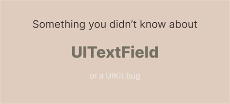 Github Arthuravagyanmastering Text Fields Demo App Demonstrating Uitextfield Textcontenttype