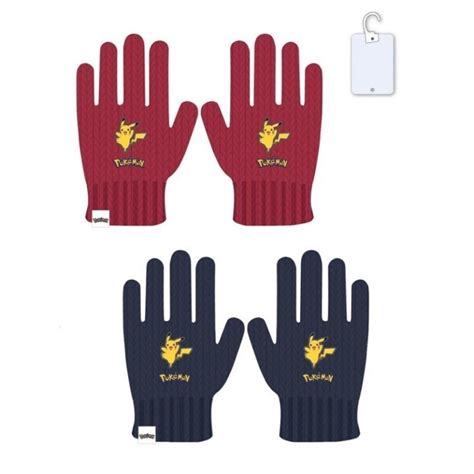 Luvas Pokémon Pikachu Sortido Loja Da Criança