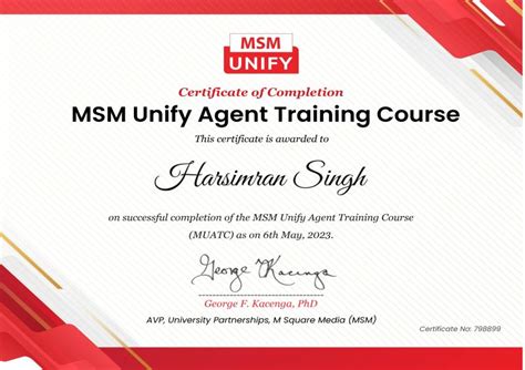 Harsimran Singh On Linkedin Training Certification